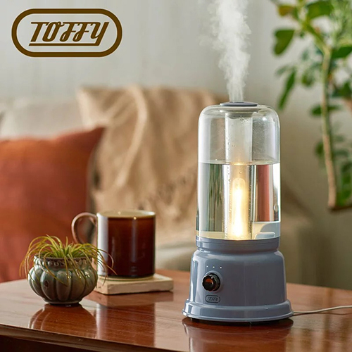 日本 Toffy 超音波香氛機 HF05 淺灰藍 - GiftU 禮尚網
